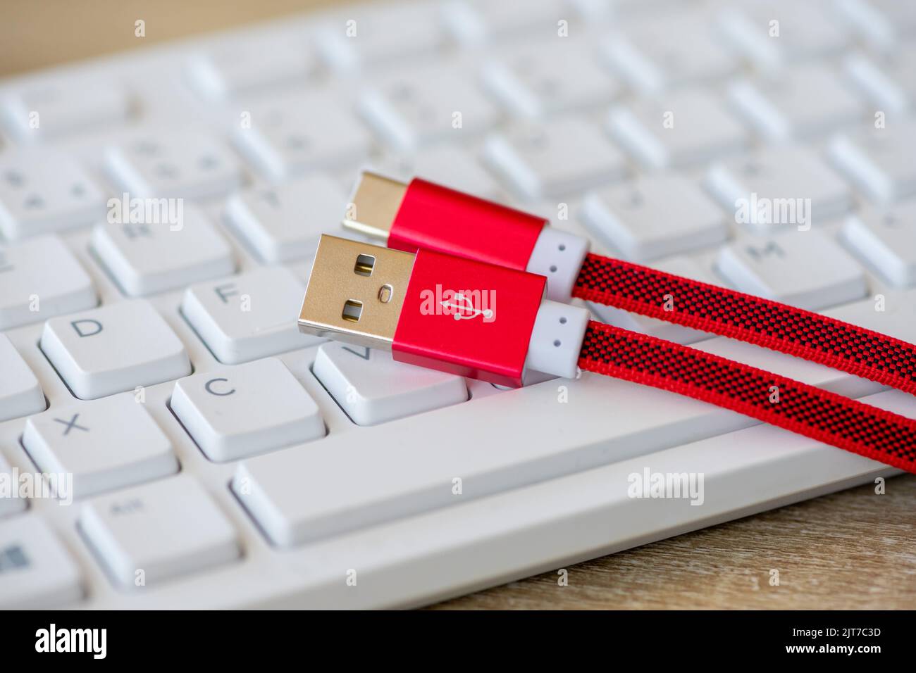 Cable type connector white hi-res stock photography and images - Alamy