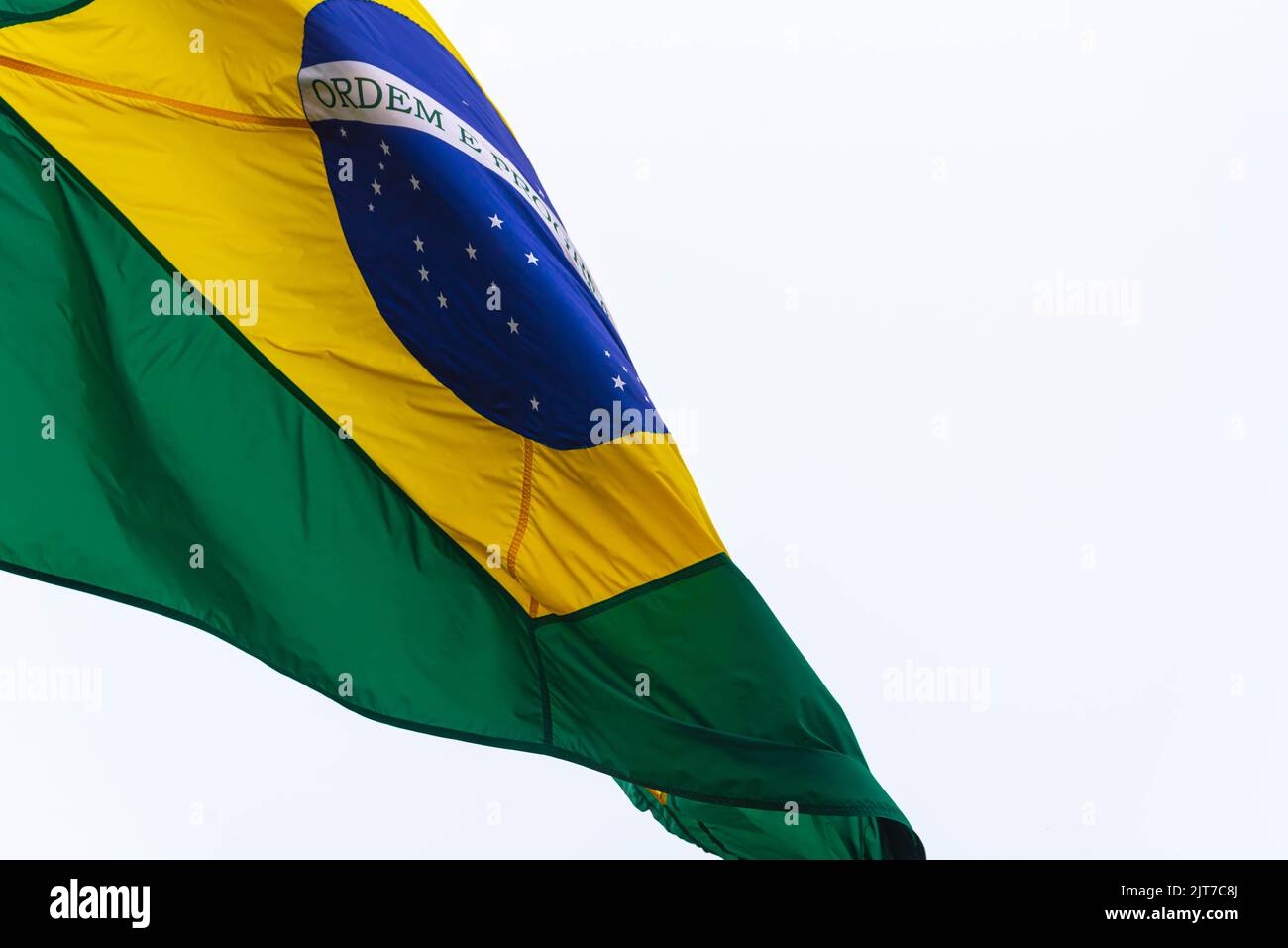 Flag of the federative republic of Brazil. Brazilian official flag ...