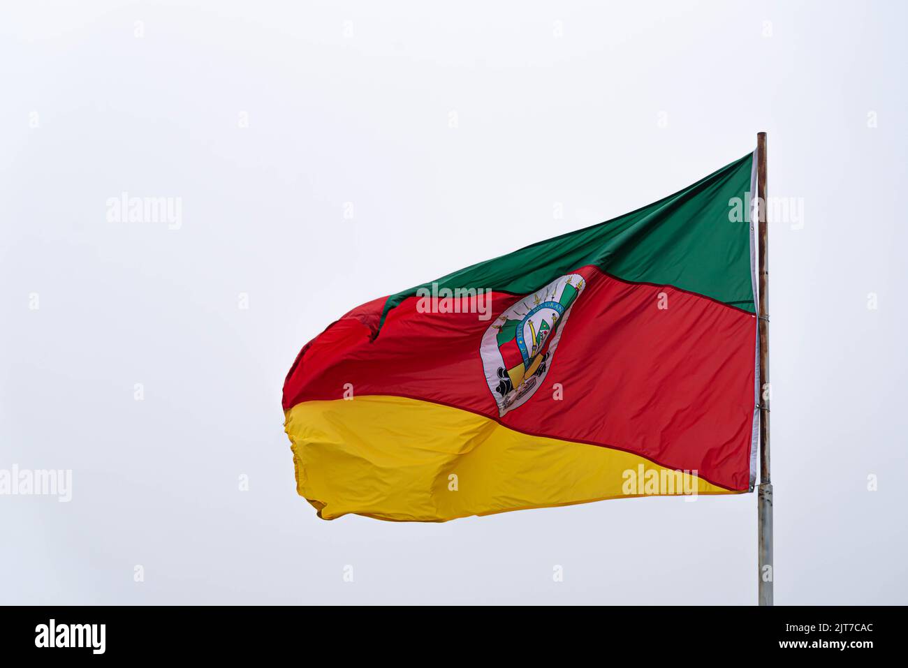 Flag of the State of Rio Grande do Sul in Brazil. Ragamuffin flag ...