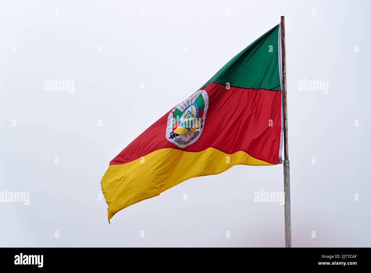 Flag of the State of Rio Grande do Sul in Brazil. Ragamuffin flag ...