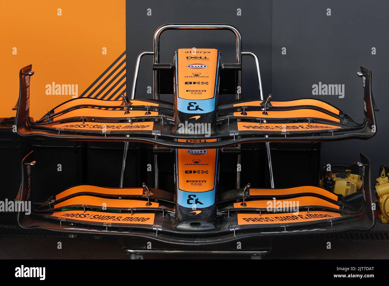 McLaren F1 Team, front wing, aileron, during the Formula 1 Rolex ...