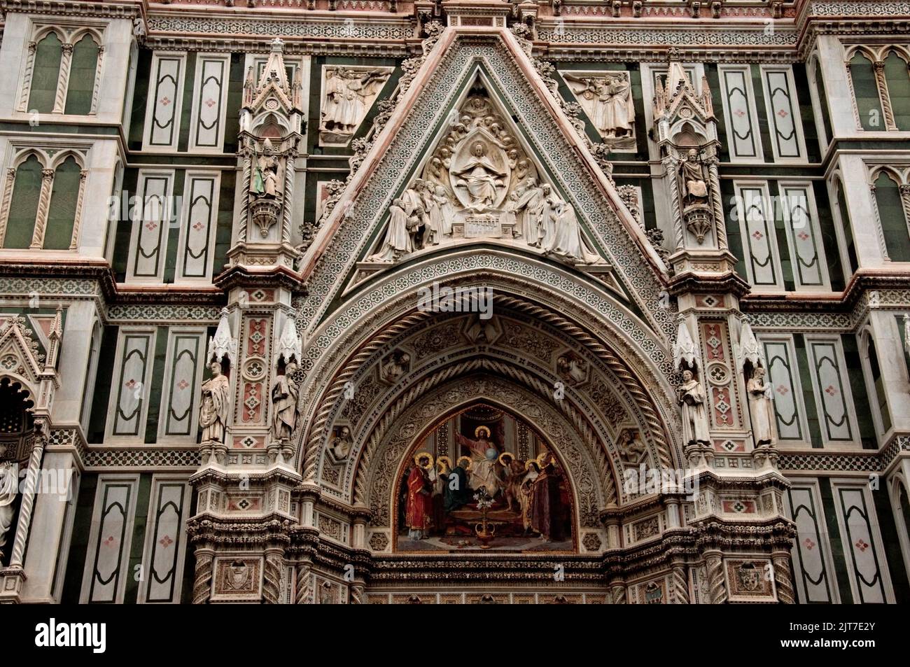 Facade, Florence Cathedral (Duomo), Florence, Tuscany, Italy. Beautiful ...