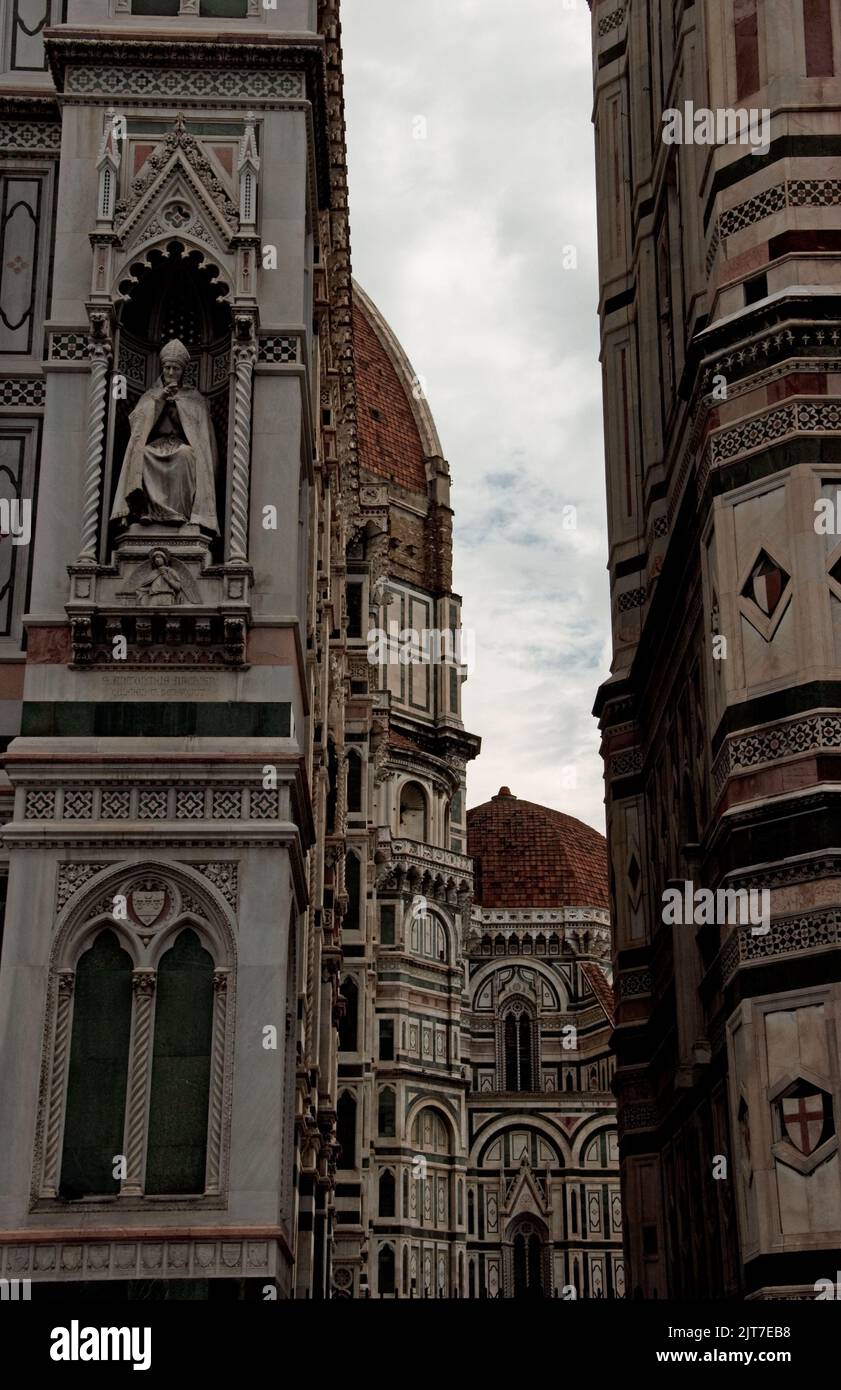 Brunaleschi's Cupola and Giotto's Bell-Tower, Florence Cathedral (Duomo ...