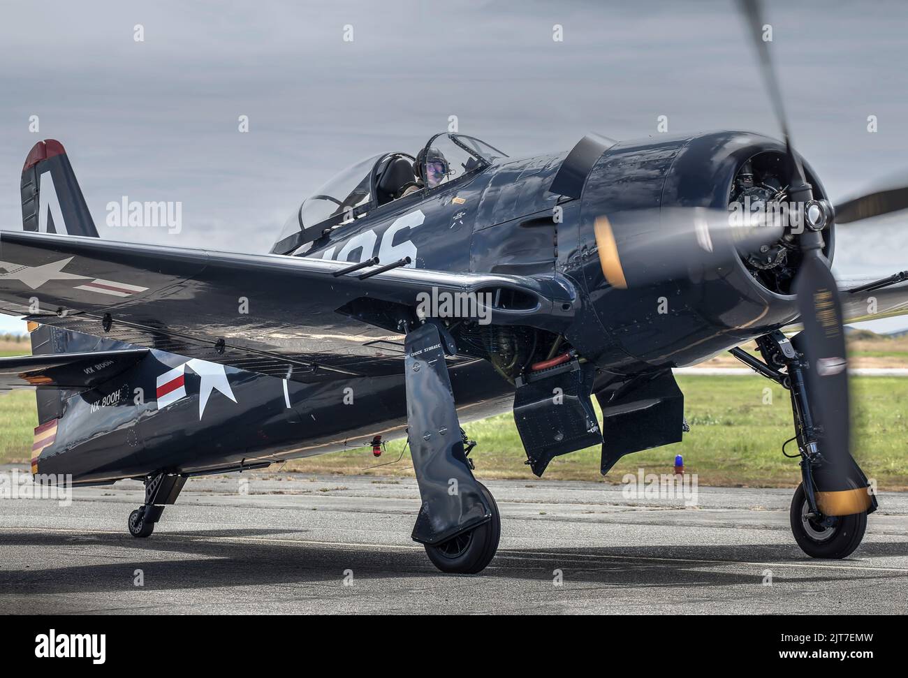 Hellcat Versus Bearcat Plane