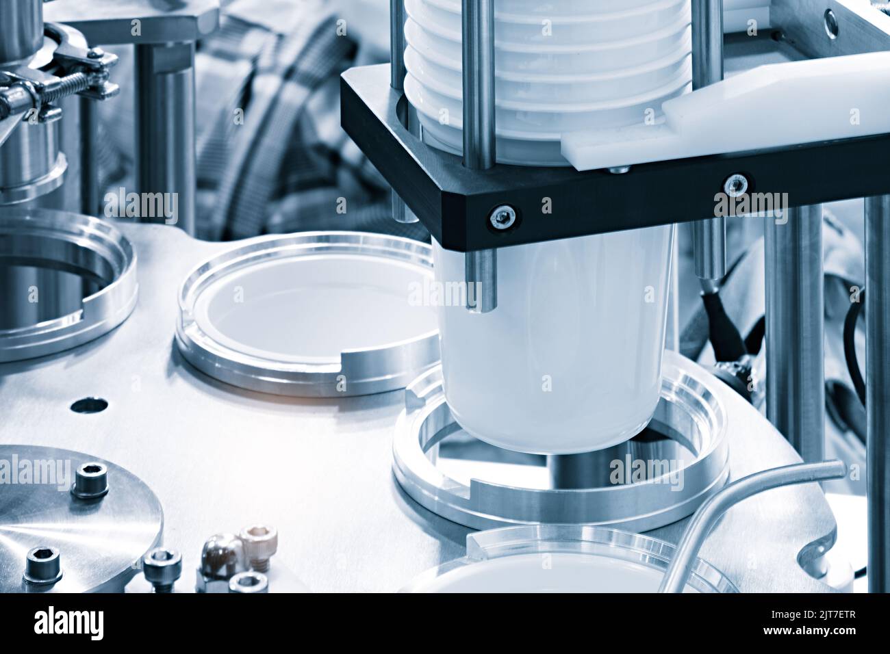 Plastic packaging production line, industrial concept Stock Photo - Alamy