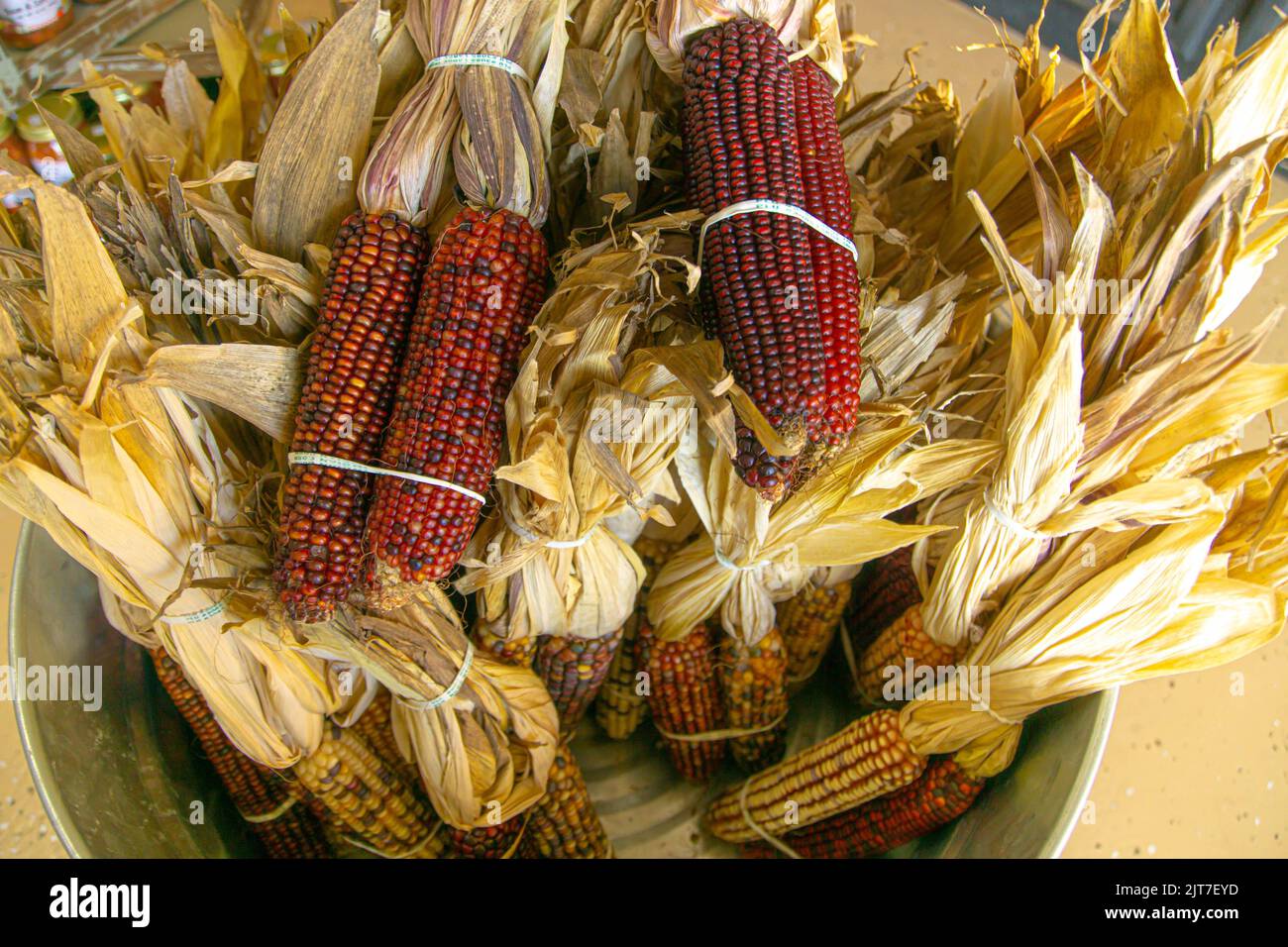 Corn shocks hi-res stock photography and images - Alamy