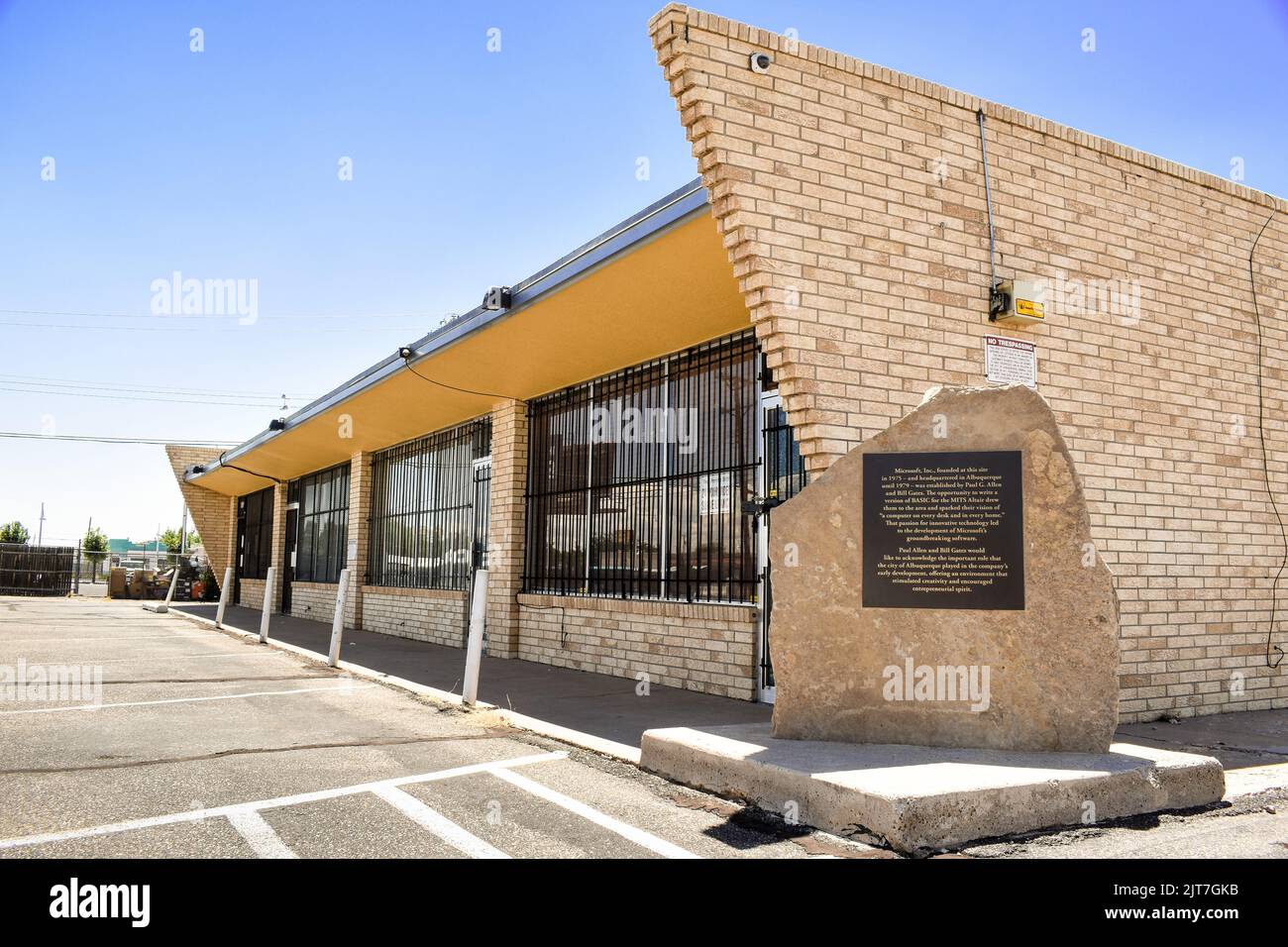 Microsoft’s First Office in Albuquerque, New Stock Photo - Alamy