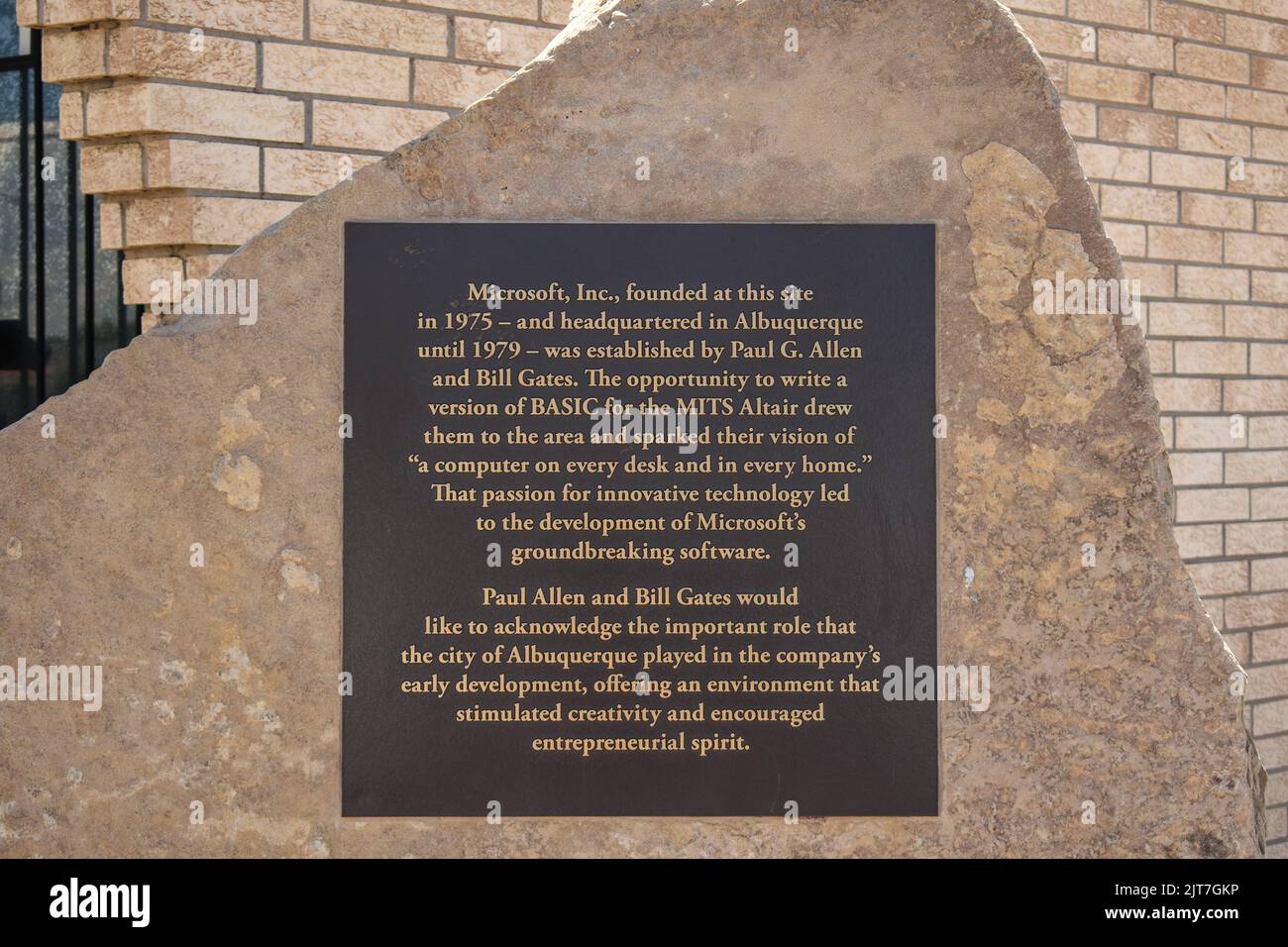 Microsoft’s First Office in Albuquerque, New Stock Photo - Alamy