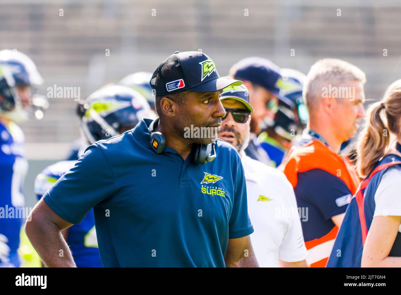 Stuttgart, Germany. 28th Aug, 2022. George Streeter / Head Coach der ...