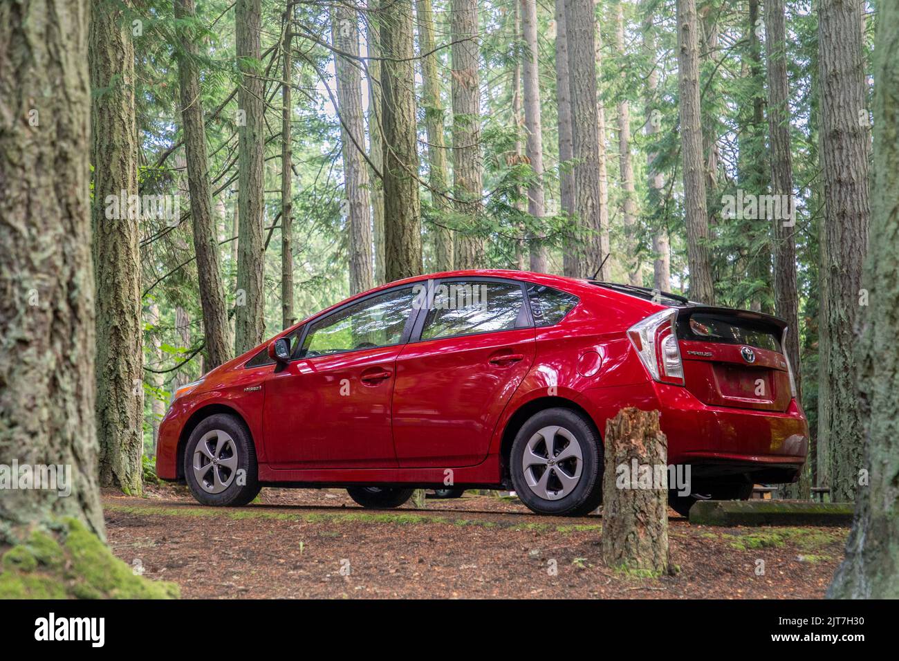 Prius V 2022 Red