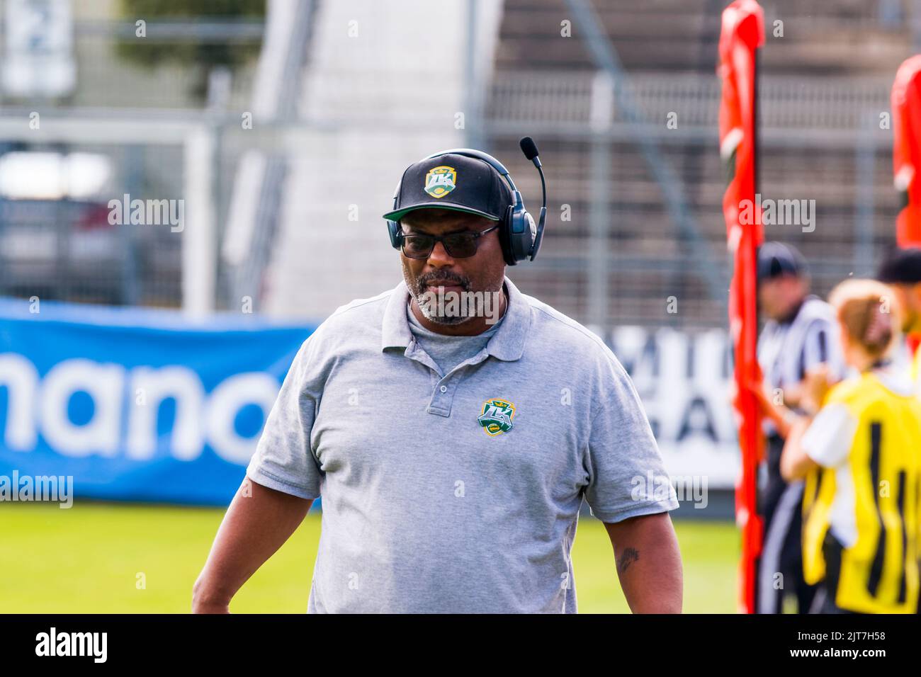 Stuttgart, Germany. 28th Aug, 2022. Fred Armstrong / Head Coach der ...