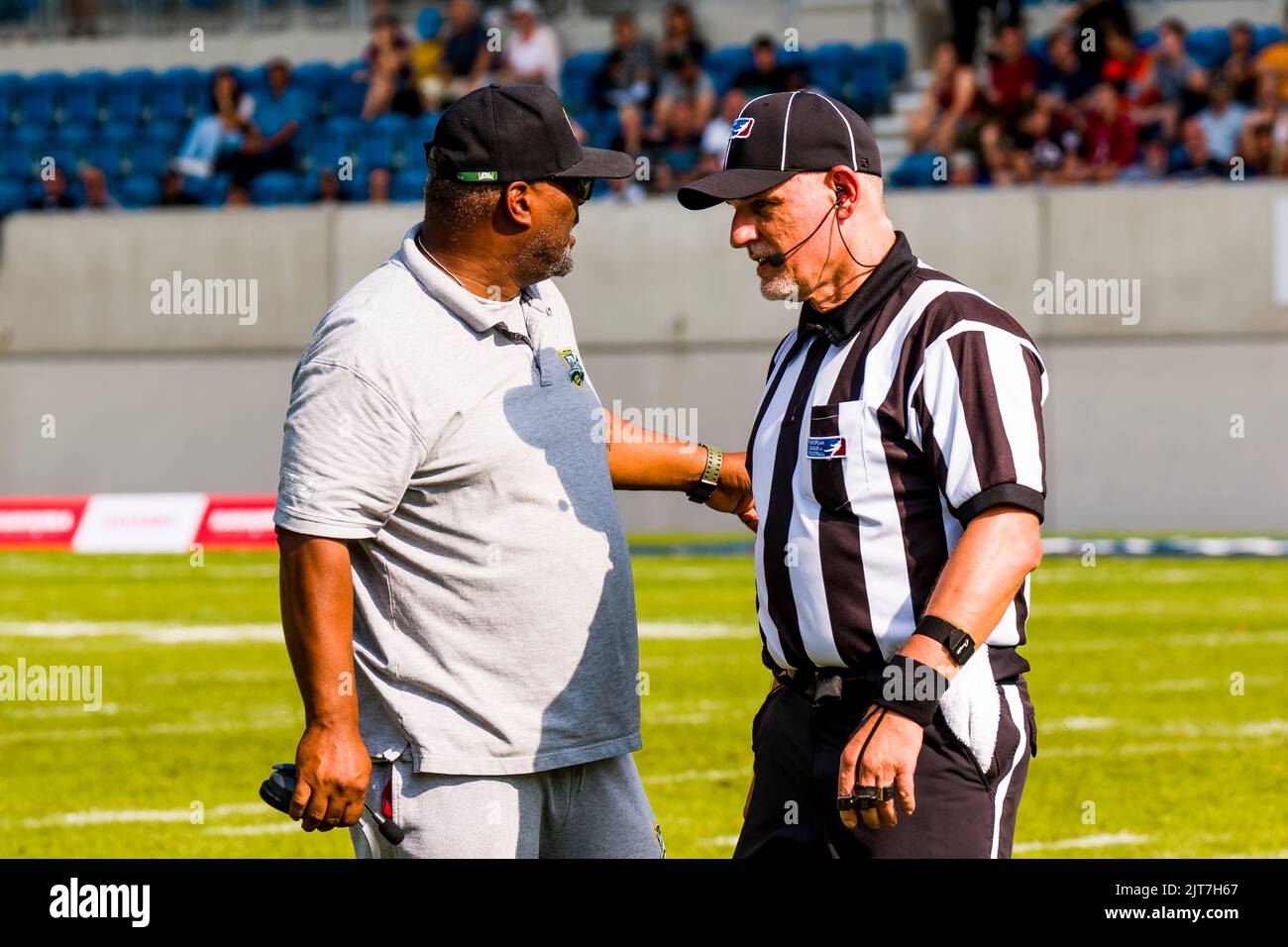 Stuttgart, Germany. 28th Aug, 2022. Fred Armstrong / Head Coach Leipzig ...