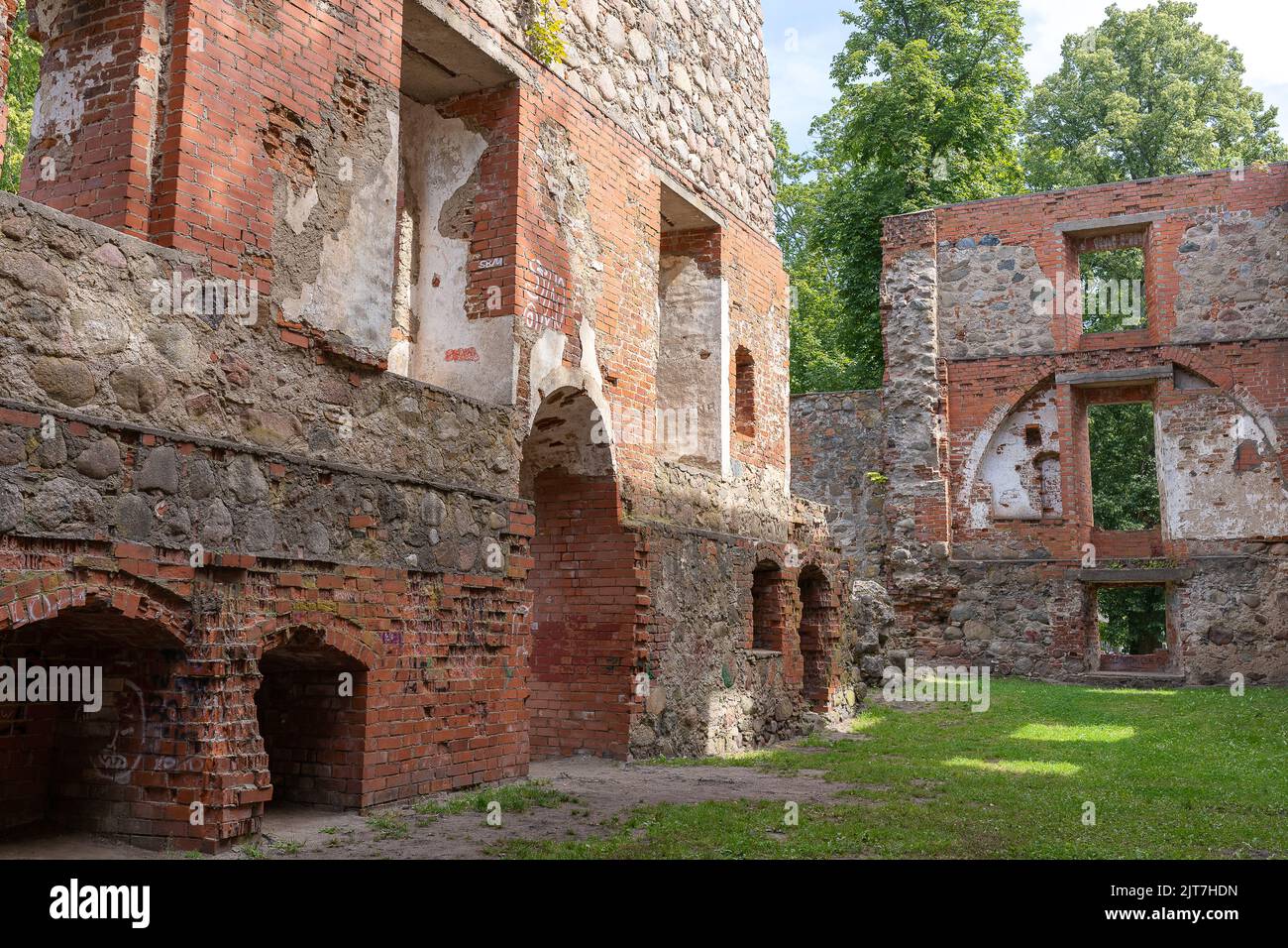 Grobina castle hi-res stock photography and images - Alamy