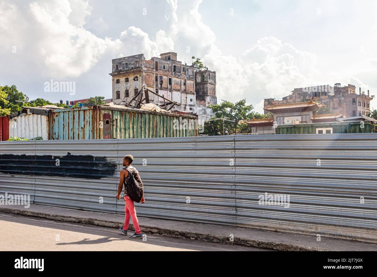 Man walking in Havana, Cuba, 2022 Stock Photo - Alamy