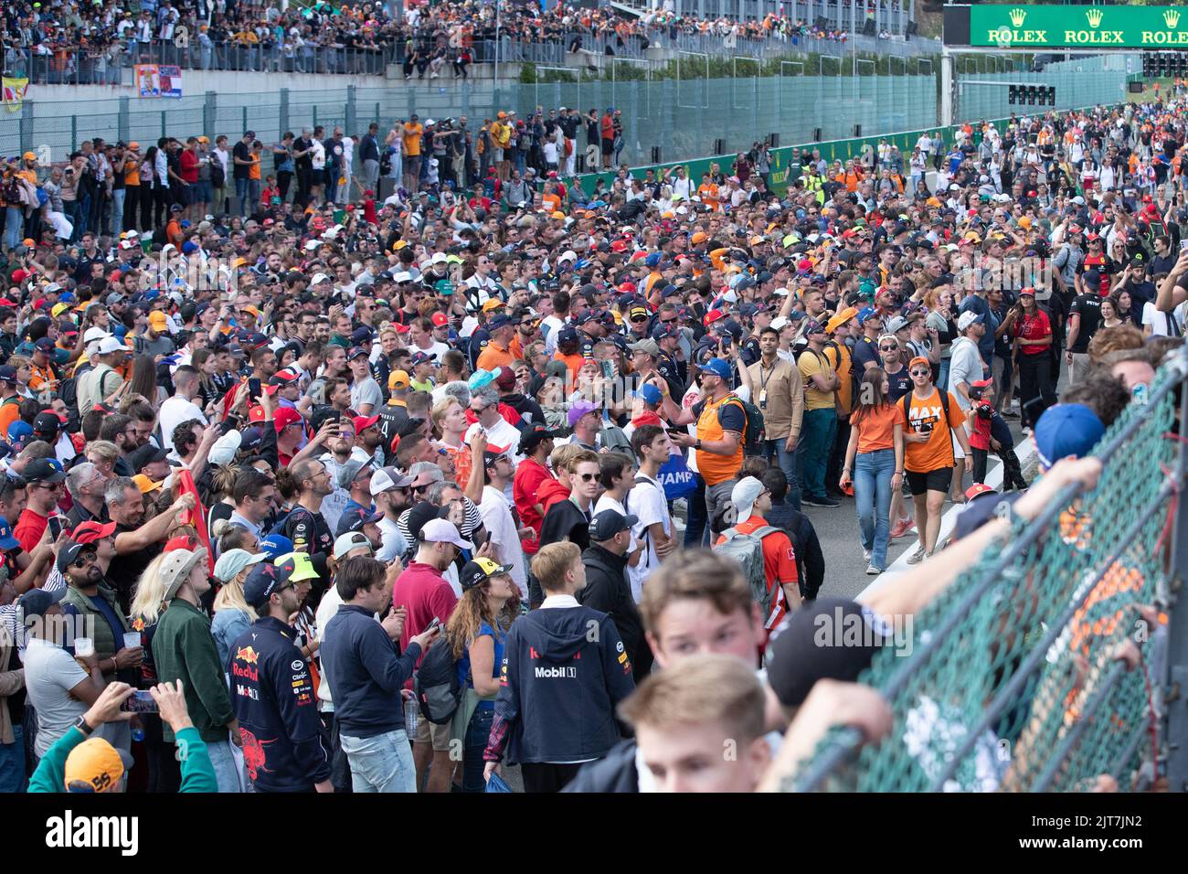 Fans in f1 fanzone hi-res stock photography and images - Alamy