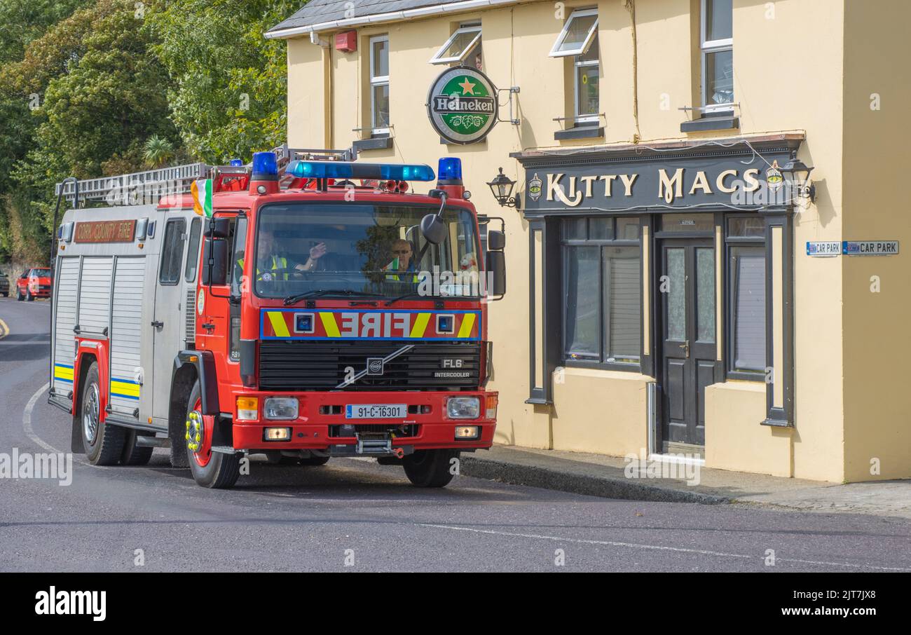 West Cork Vintage Run Aug 2022 pictured at Kitty Macs in Ring Village ...