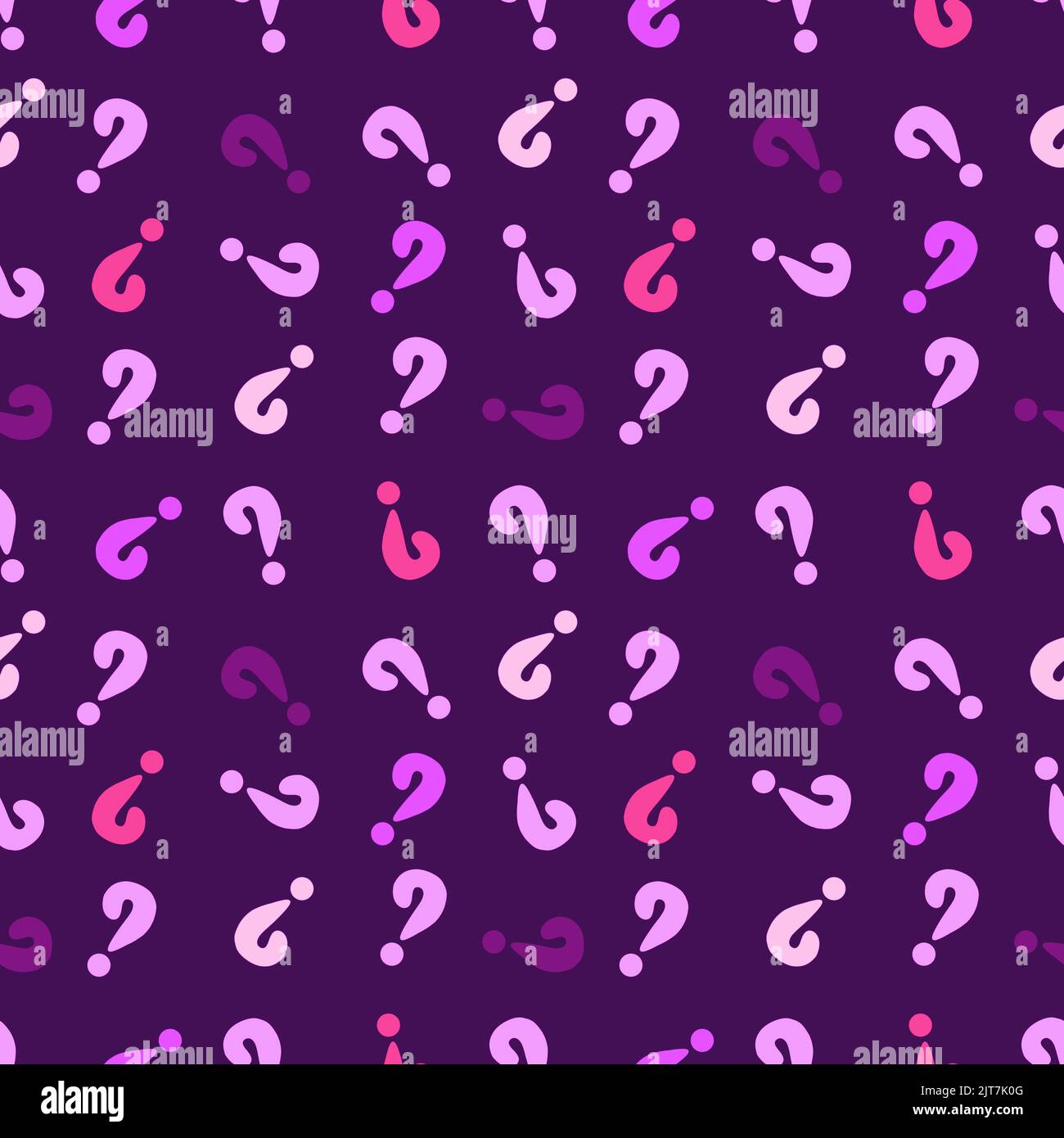 Back to school seamless question marks pattern for kids clothes print ...