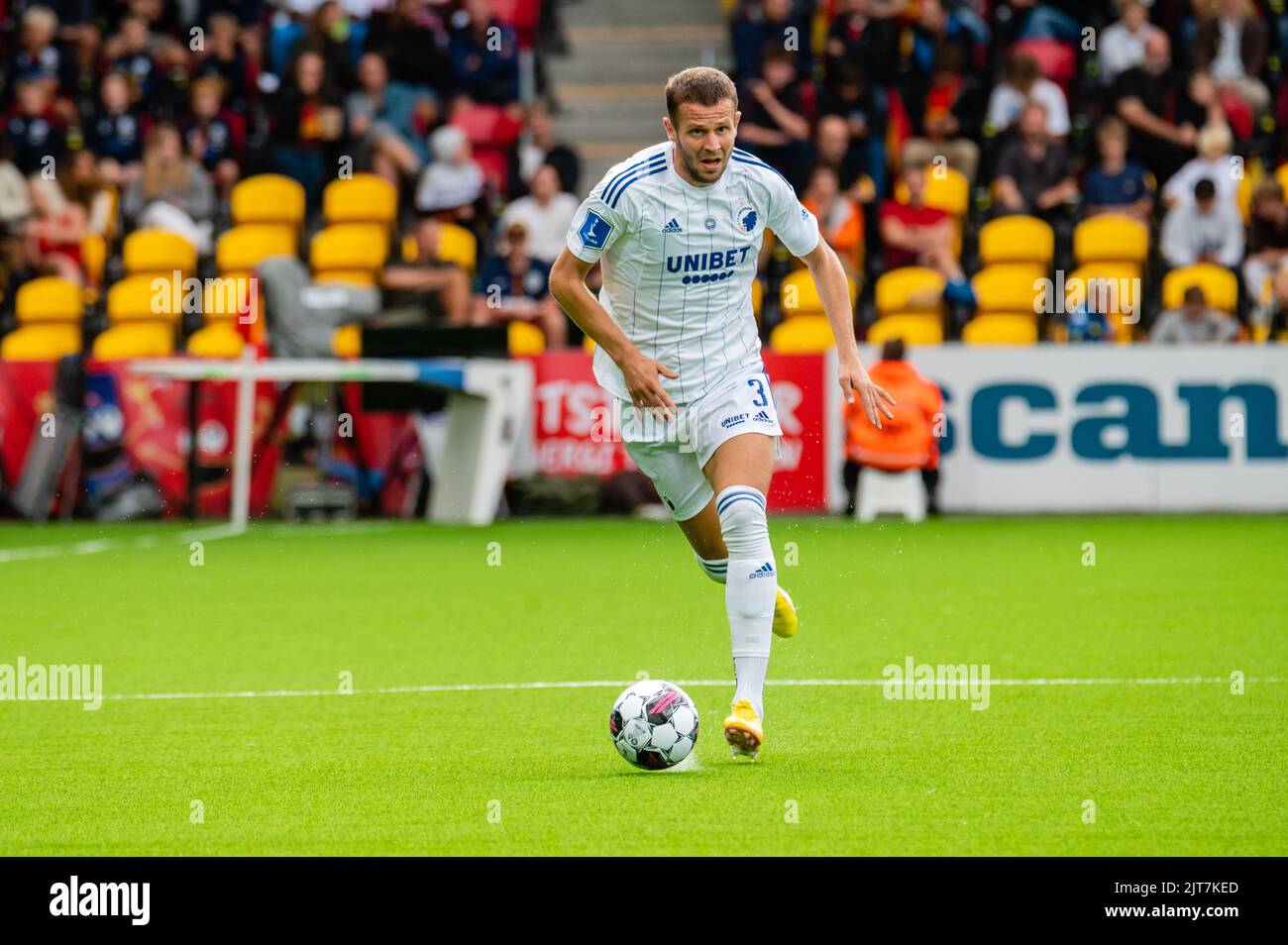 Farum, Denmark. 28th Aug, 2022. Denis Vavro (3) of FC Copenhagen seen ...