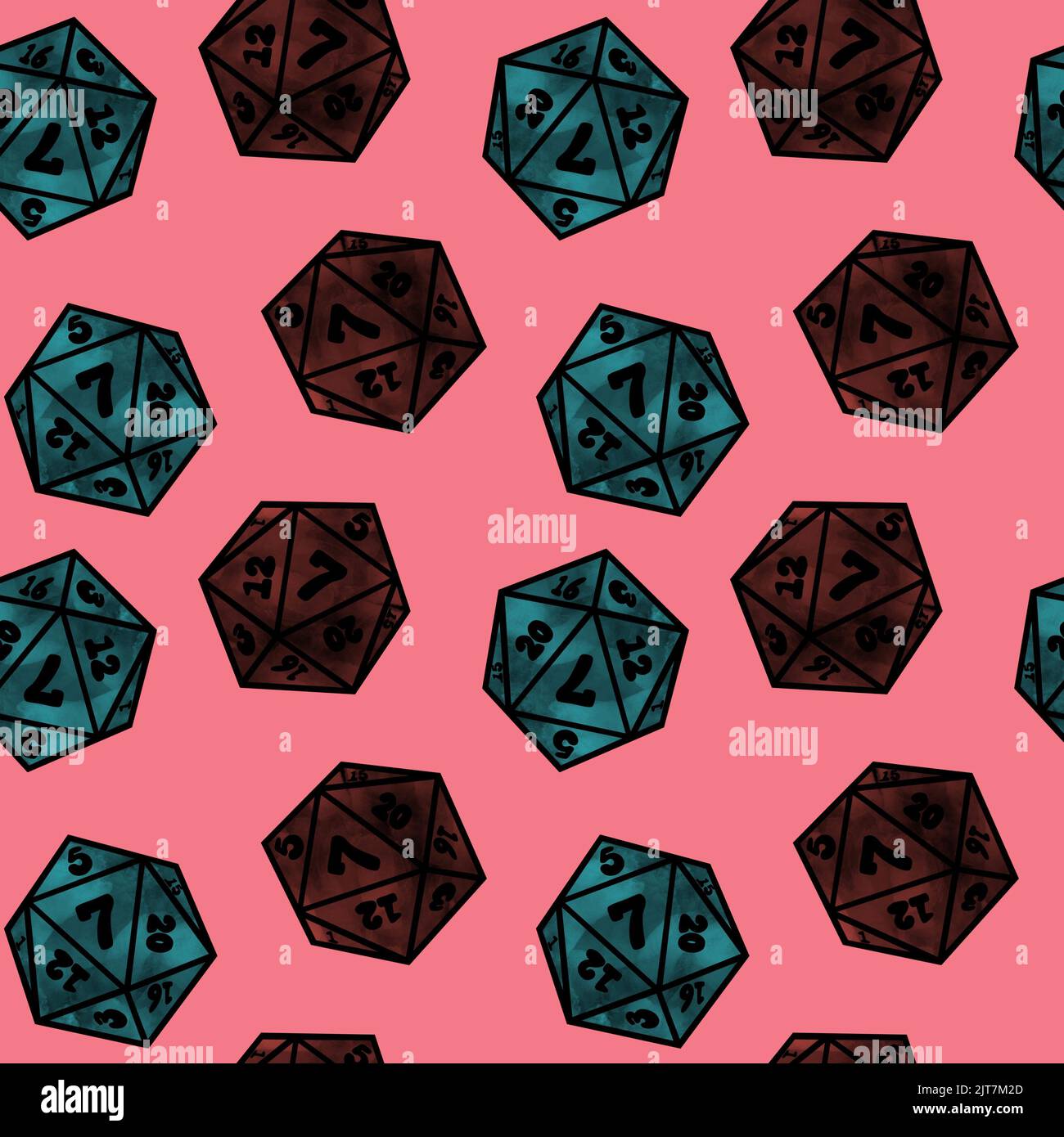 Game dice seamless geometric numbers kids and gamers pattern for ...