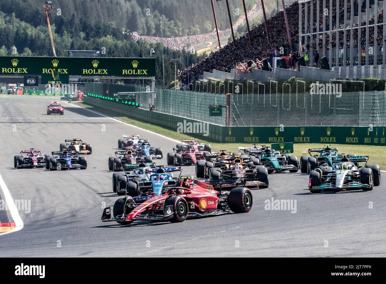 F1 belgian gp 2022 start hi-res stock photography and images - Alamy