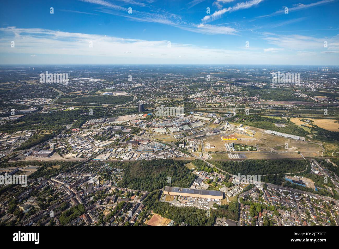 Aerial view, Westfield Centro Oberhausen, Neue Mitte shopping center ...