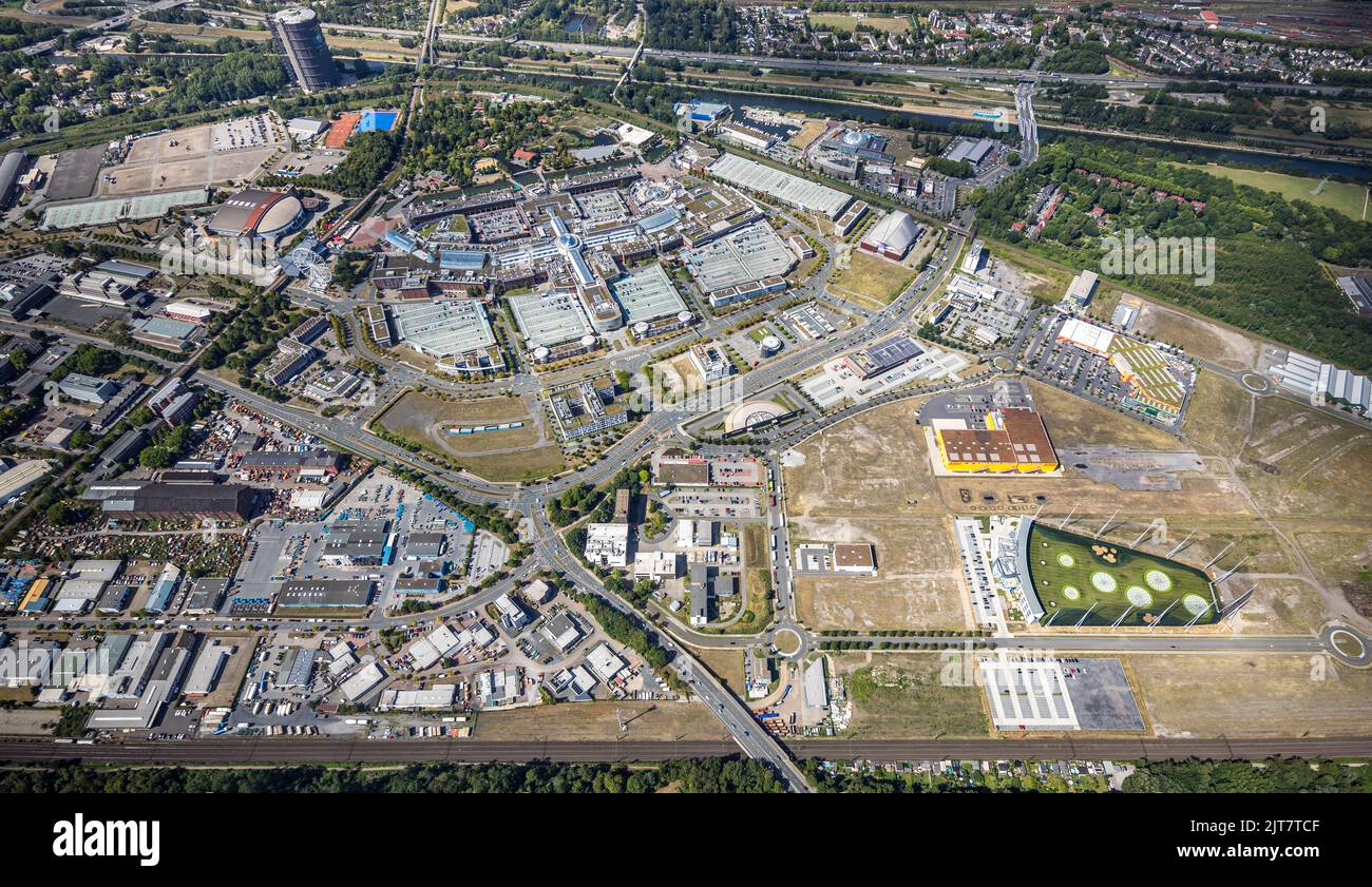 Aerial view, Westfield Centro Oberhausen, Neue Mitte shopping center ...