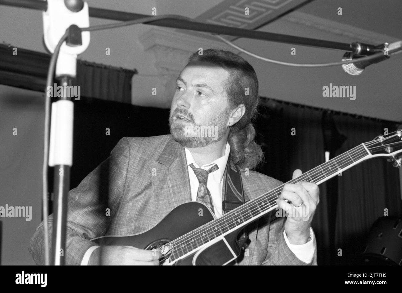 English jazz guitarist Martin Taylor, MBE performing at a musical ...