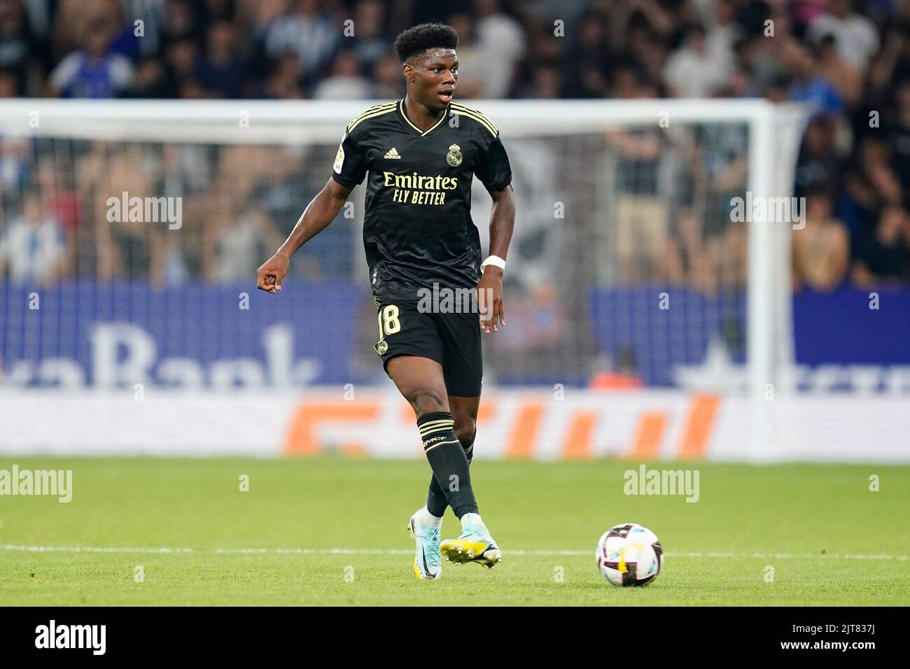 Aurelien Tchouameni of Real Madrid during the La Liga match between RCD ...