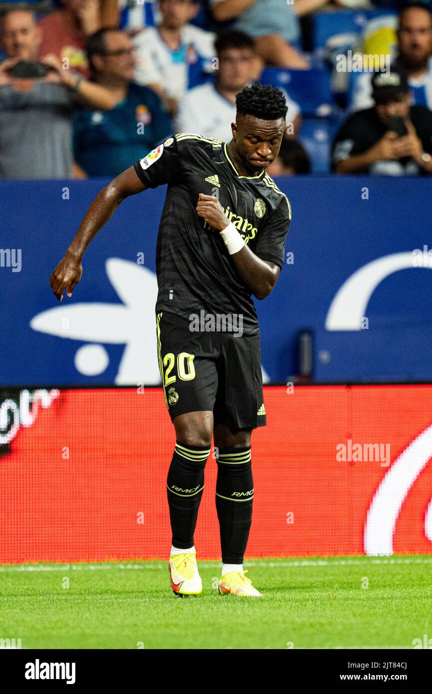 Barcelona, Spain. 28th Aug, 2022. Vinicius Jr (Real Madrid CF ...