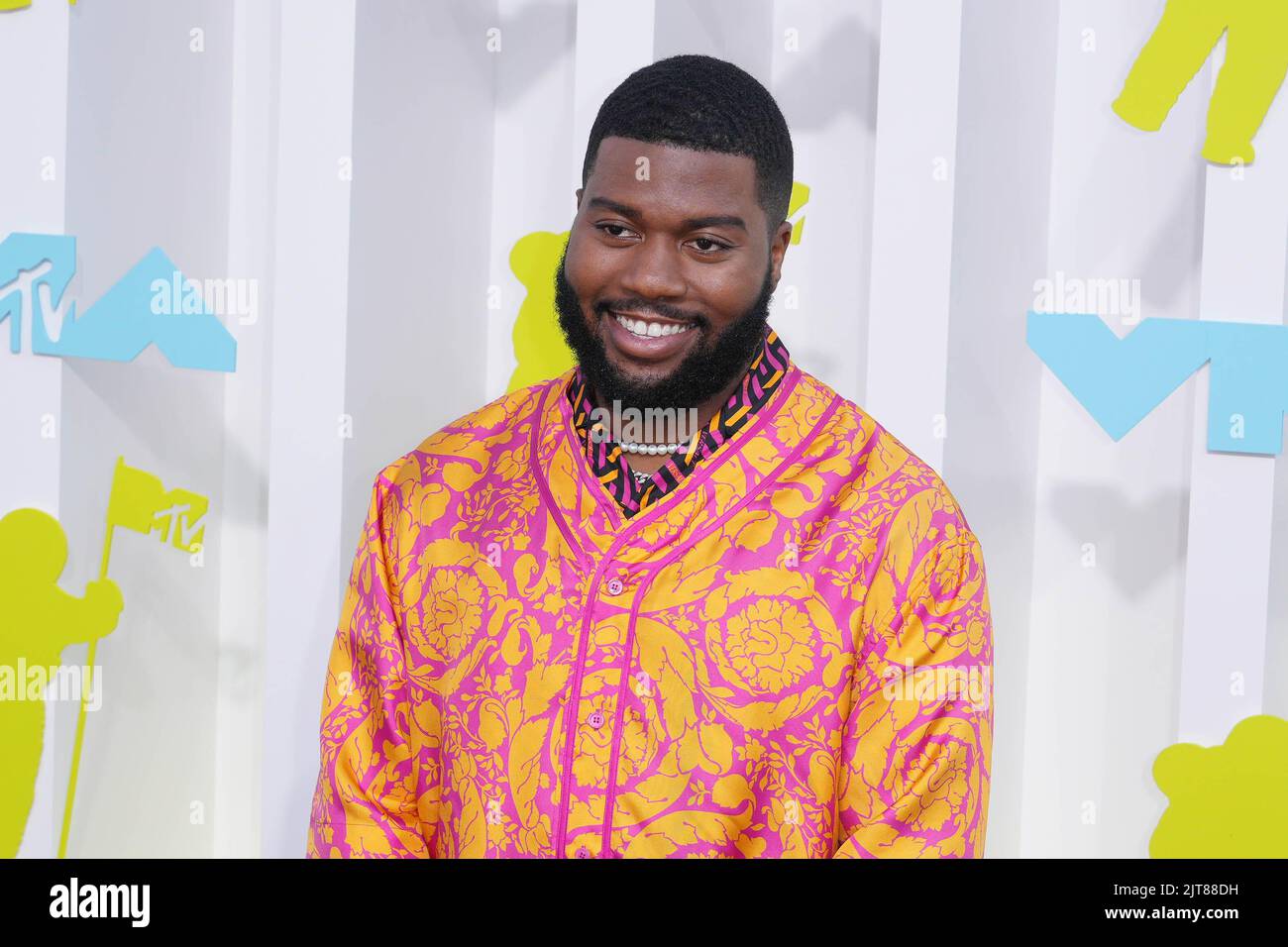 The 2022 MTV VMAs – Arrivals -PICTURED: Khalid -LOCATION: Newark United ...