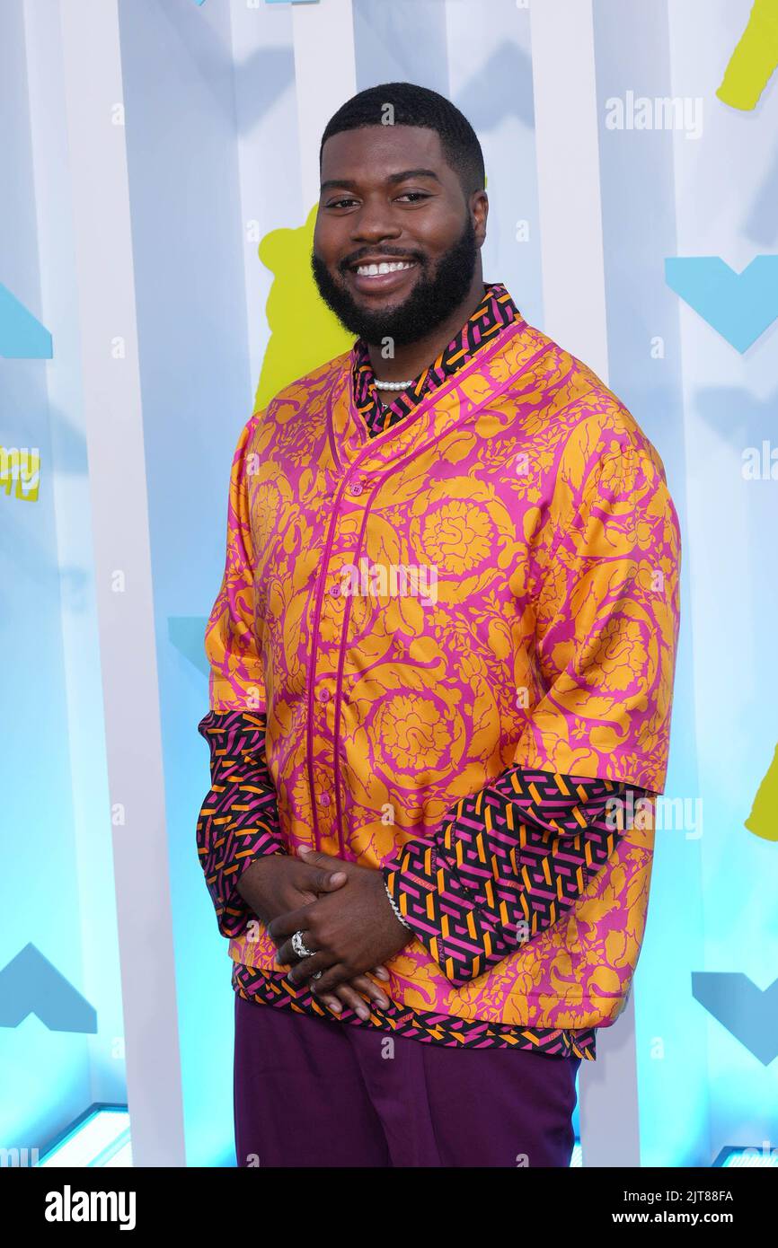 The 2022 MTV VMAs – Arrivals -PICTURED: Khalid -LOCATION: Newark United ...
