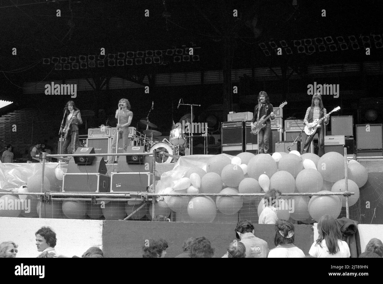 British band Widowmaker performing at “The Who Put the Boot In” rock ...