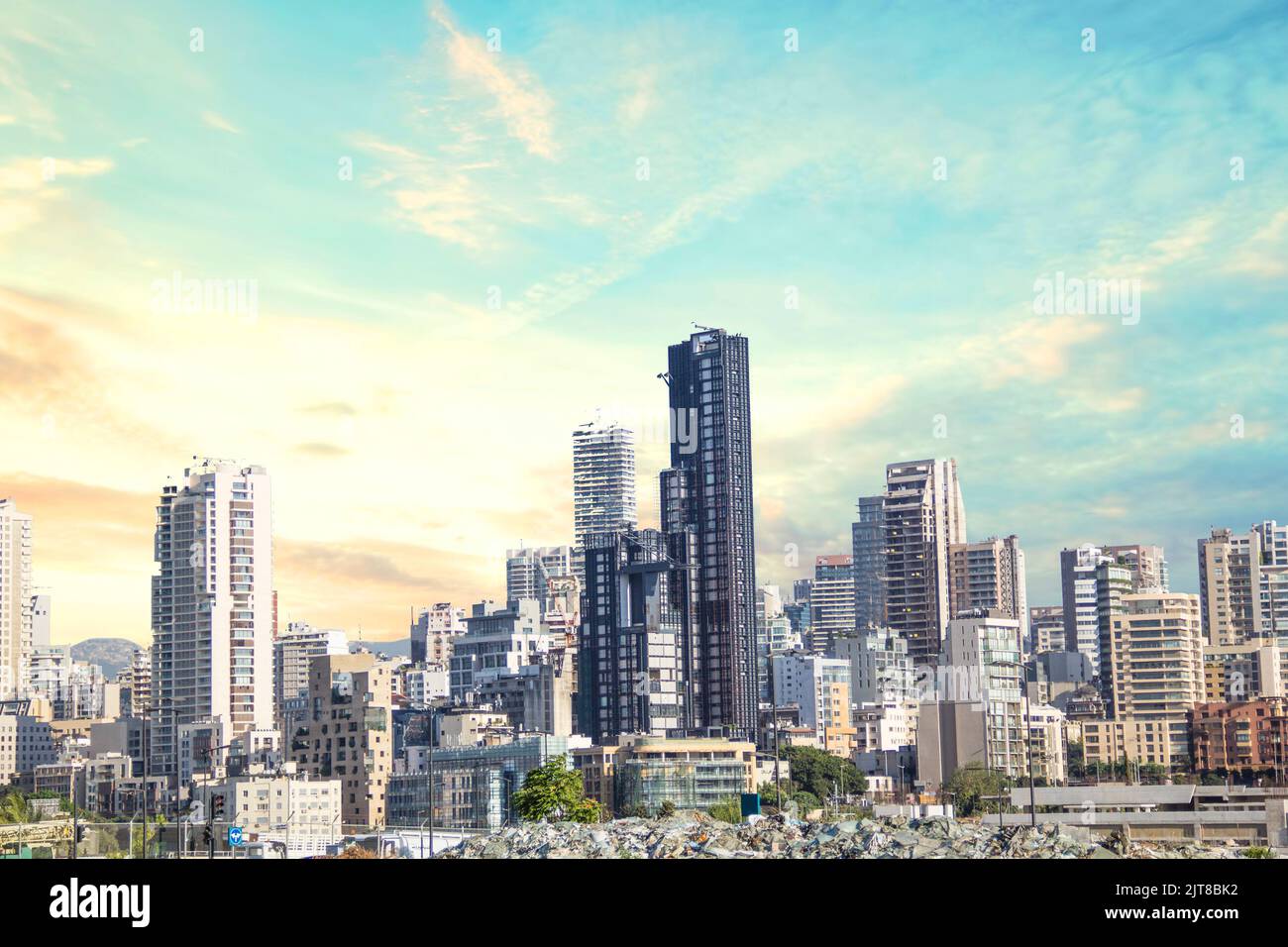 Beautiful view of Zaitunay Bay in Beirut, Lebanon Stock Photo - Alamy