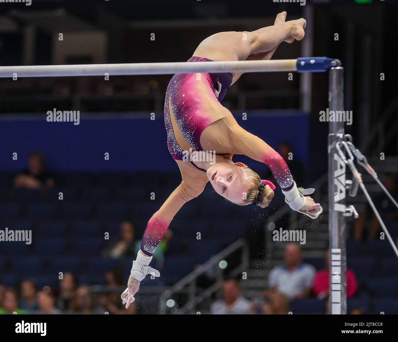 August 21, 2022: Marissa Neal of GAGE transition between the uneven ...