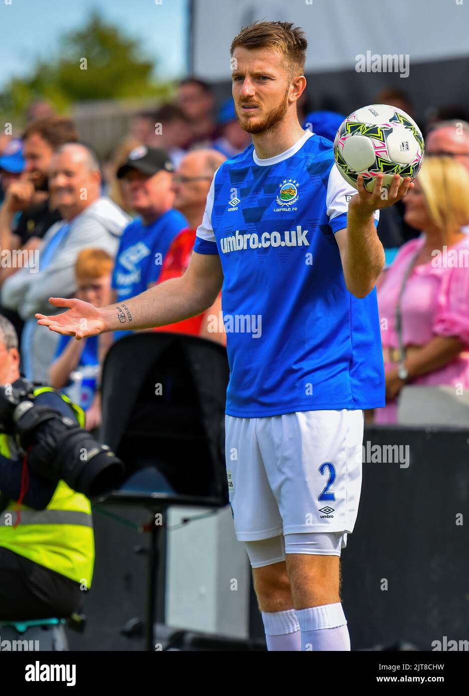 Sam Roscoe - Carrick Rangers Vs Linfield, Danske Bank Premiership, Loughview Leisure Arena ...
