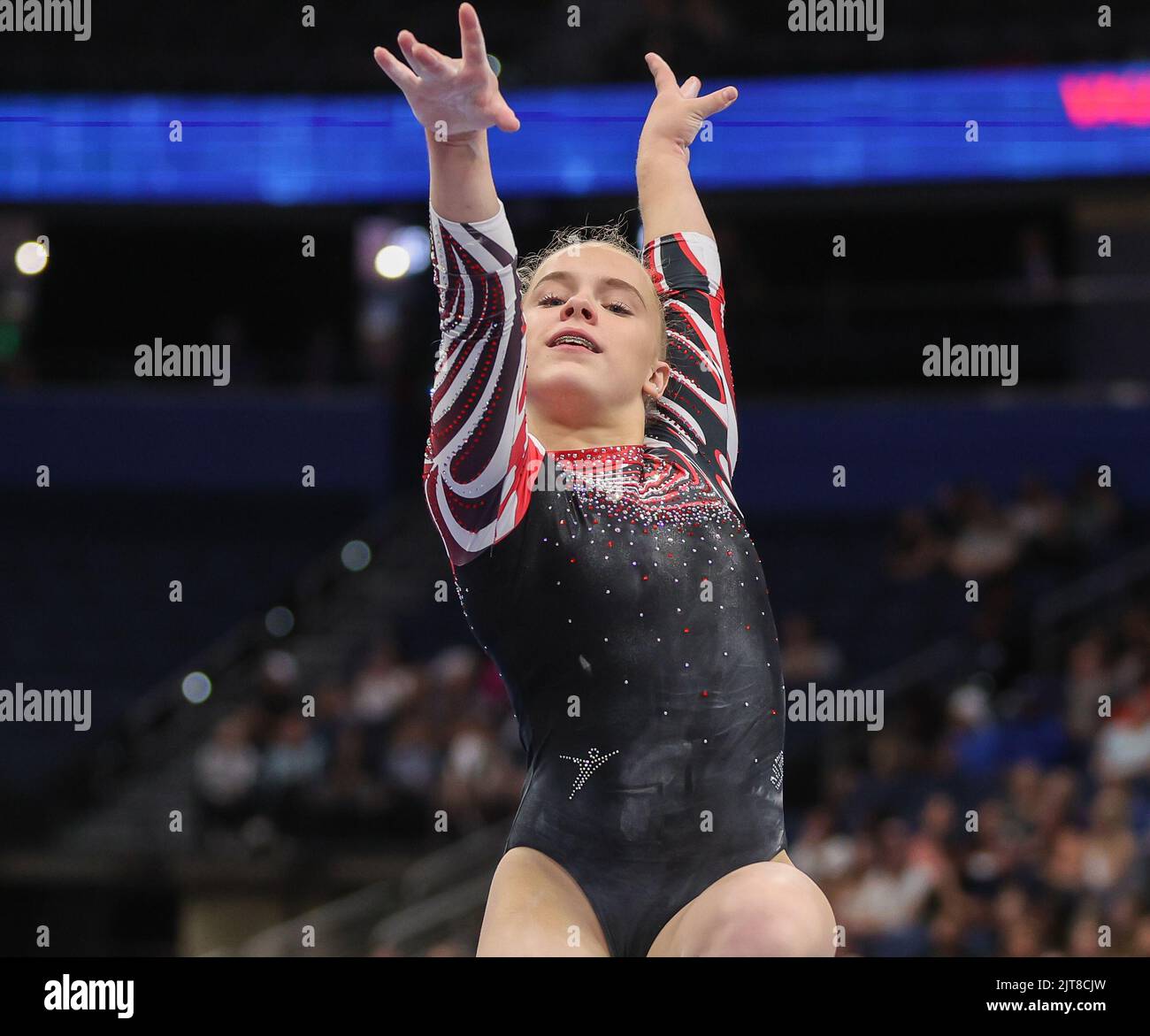 August 21, 2022: Joscelyn Roberson of NE Texas Elite competes on the ...
