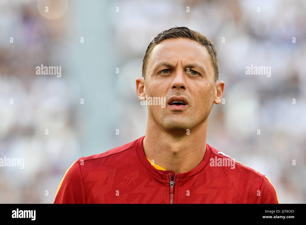 Nemanja Matic of AS Roma looks on during the Serie A 2022/23 match ...