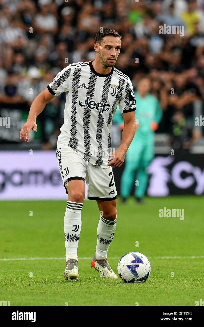 Mattia De Sciglio of Juventus FC in action during the Serie A 2022/23 ...