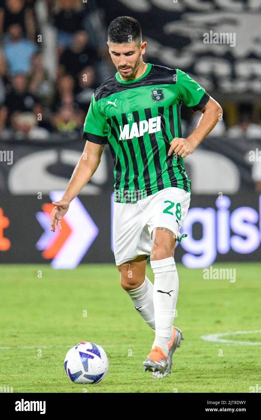 La Spezia, Italy. 27th Aug, 2022. Sassuolo's Martin Erlic during Spezia ...
