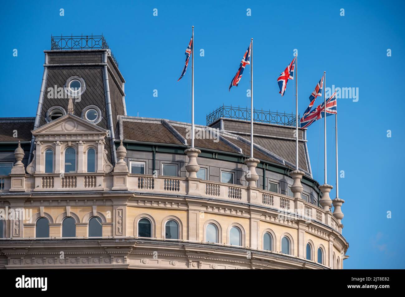 Grand buildings along trafalgar square in England Stock Photo - Alamy