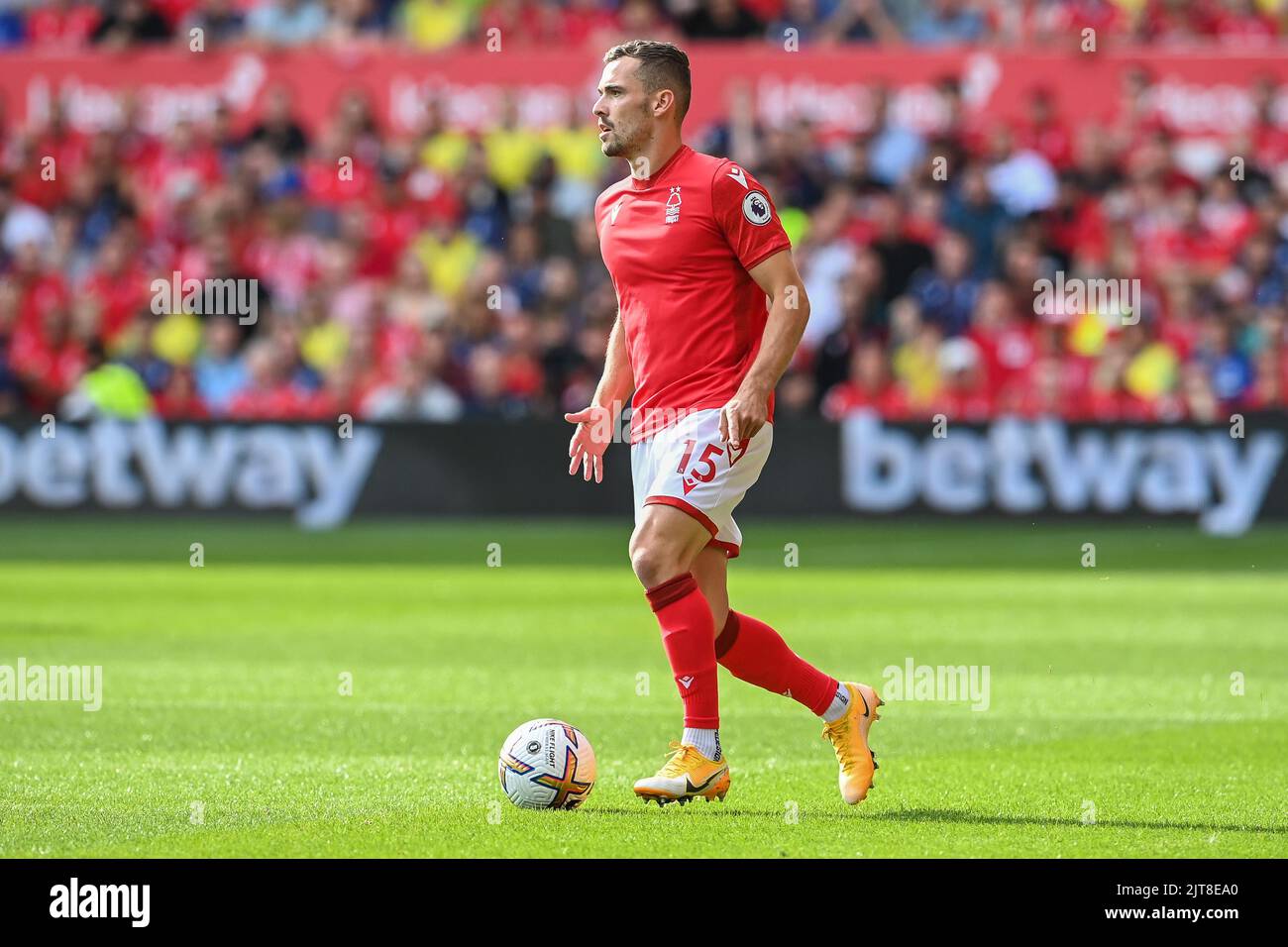 Harry Toffolo #15 of Nottingham Forest in action during the game Stock ...