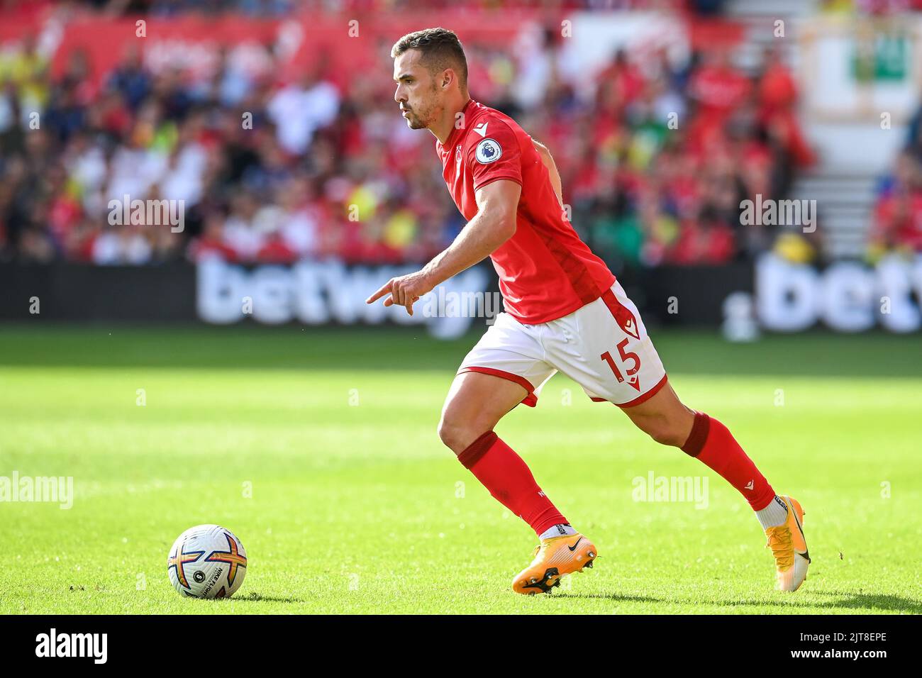 Harry Toffolo #15 of Nottingham Forest in action during the game Stock ...
