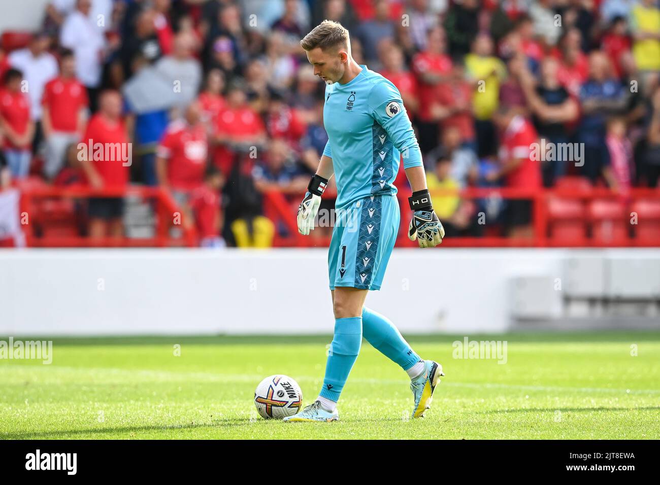 Dean Henderson #1 of Nottingham Forest during the game Stock Photo - Alamy