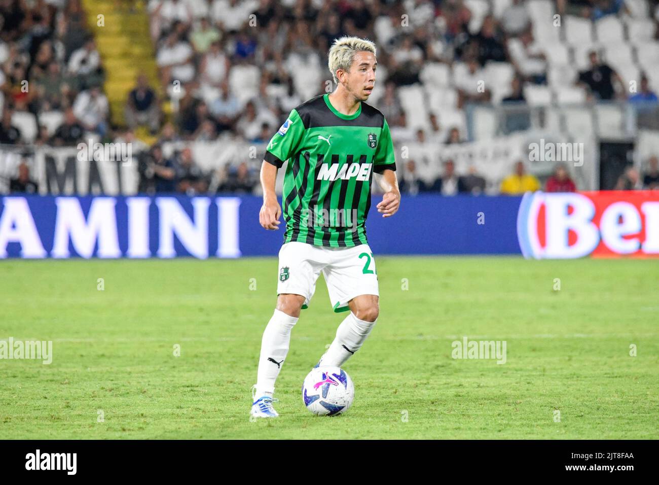 Alberto Picco stadium, La Spezia, Italy, August 27, 2022, Sassuolo's ...