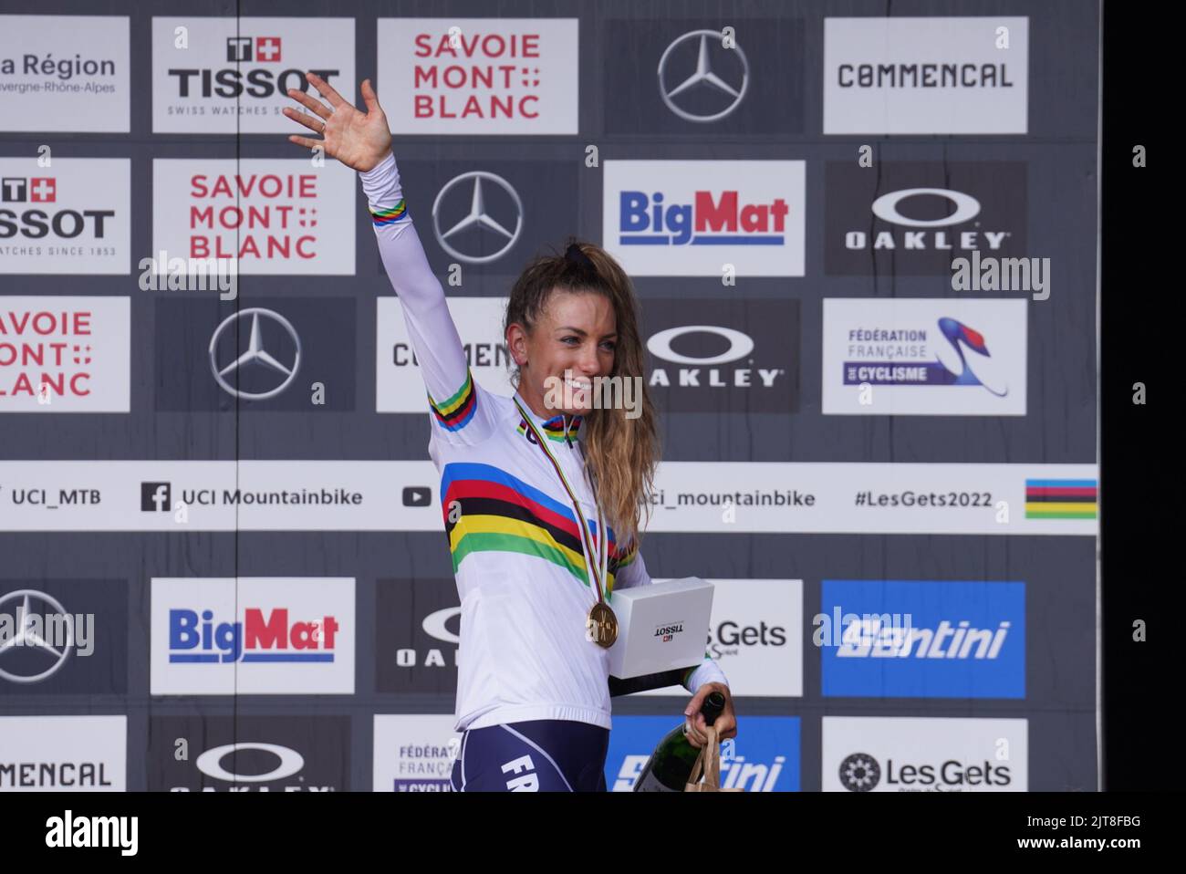 FERRAND PREVOT Pauline during Podium UCI Mountain Bike World ...