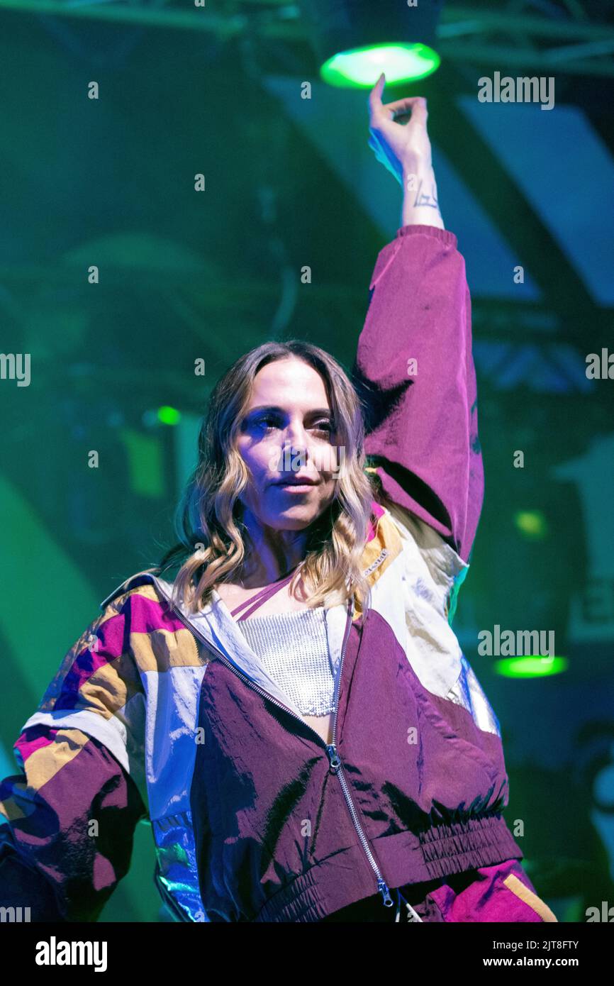 Manchester Uk 28th Aug 2022 Mel C From The Spice Girls Melanie