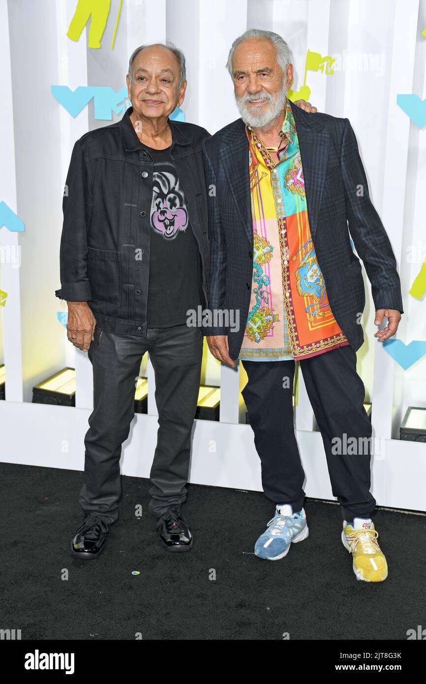 Cheech Marin and Tommy Chong attending the MTV Video Music Awards 2022 ...
