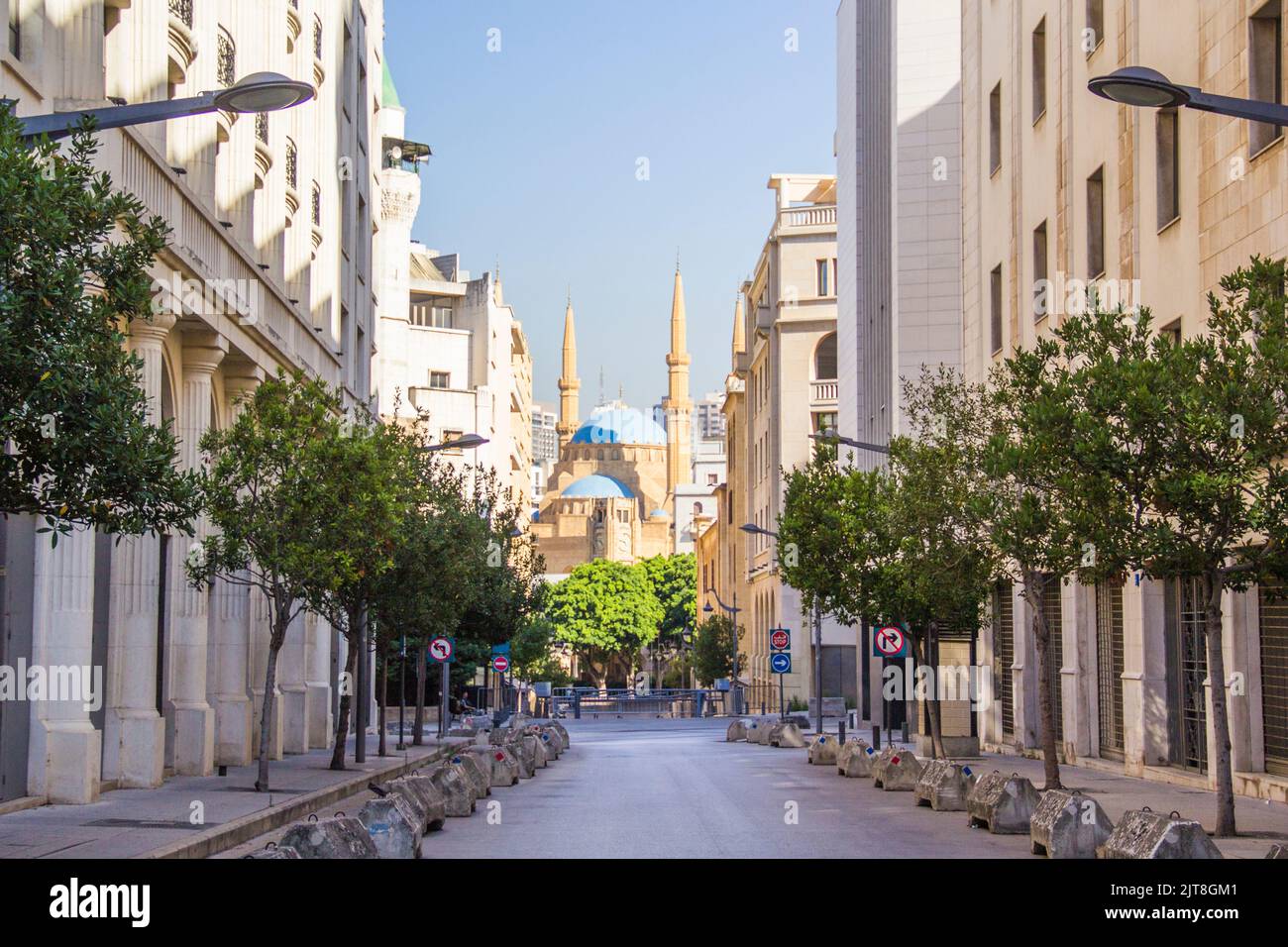 Beautiful view of Mohammad Al-Amin Mosque and Downtown Beirut, Lebanon ...