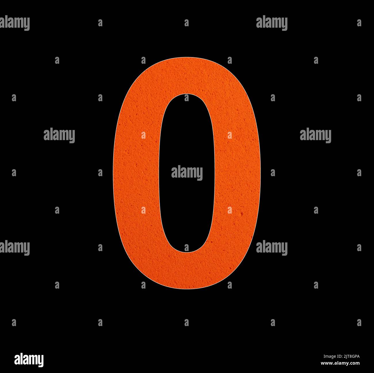Number 0 - Zero digit on foamy rubber background Stock Photo - Alamy