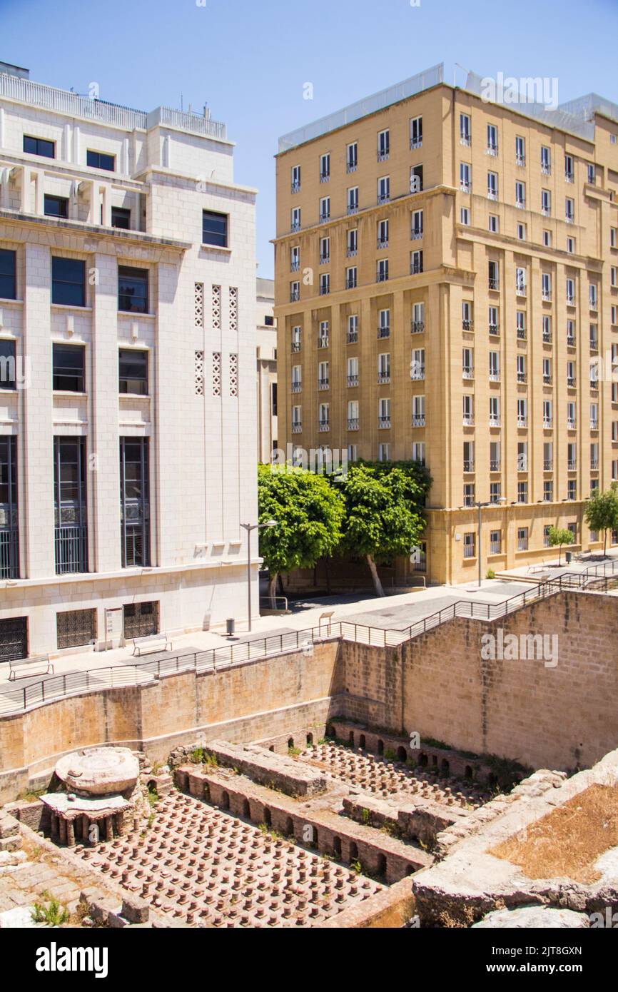 Beirut roman baths ruins hi-res stock photography and images - Alamy